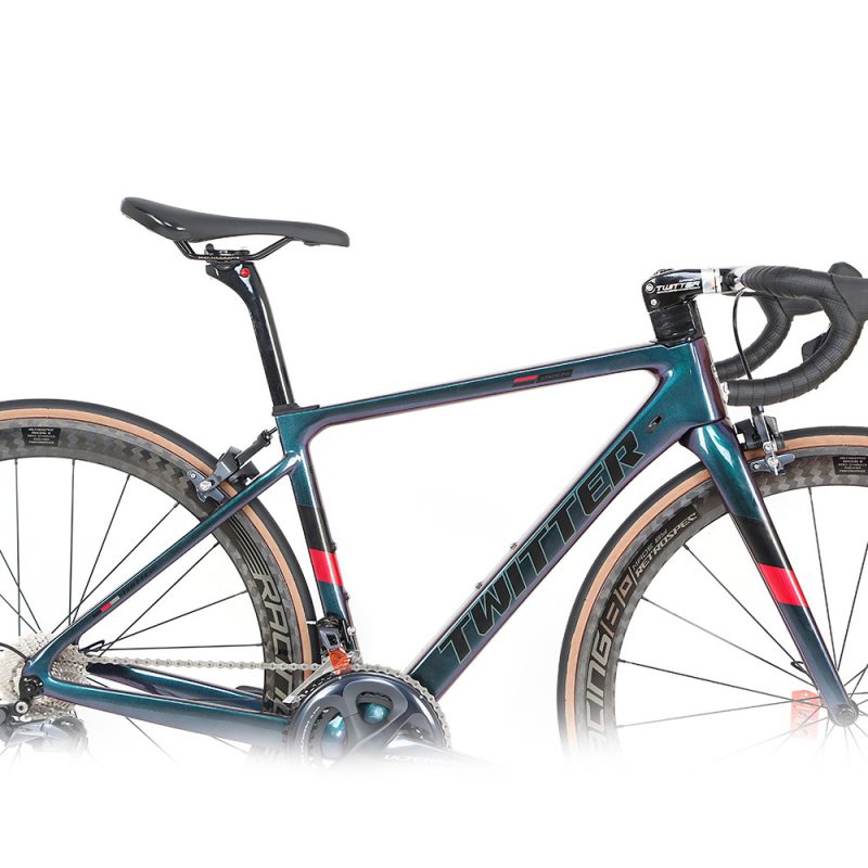 Electroplating custom color changing road bike