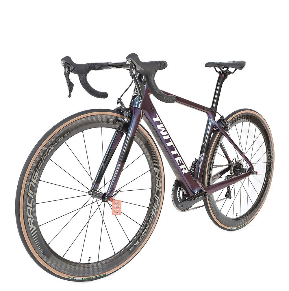 Electroplating custom color changing road bike