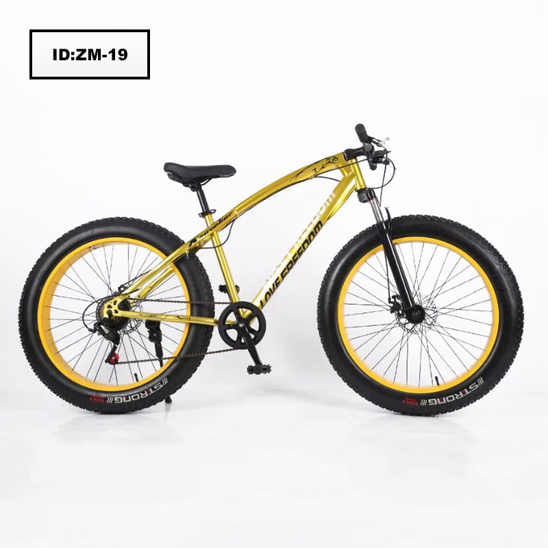 High-strength bending beam fat tire bicycle