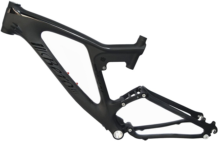 Hollow design partly foldable bicycle frame