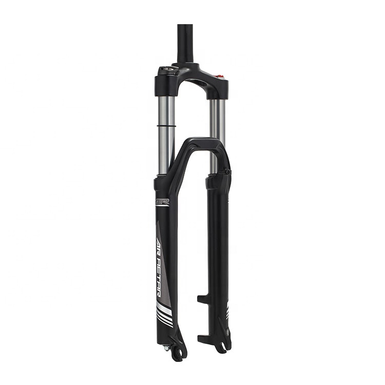 Pneumatic mountain bike front fork
